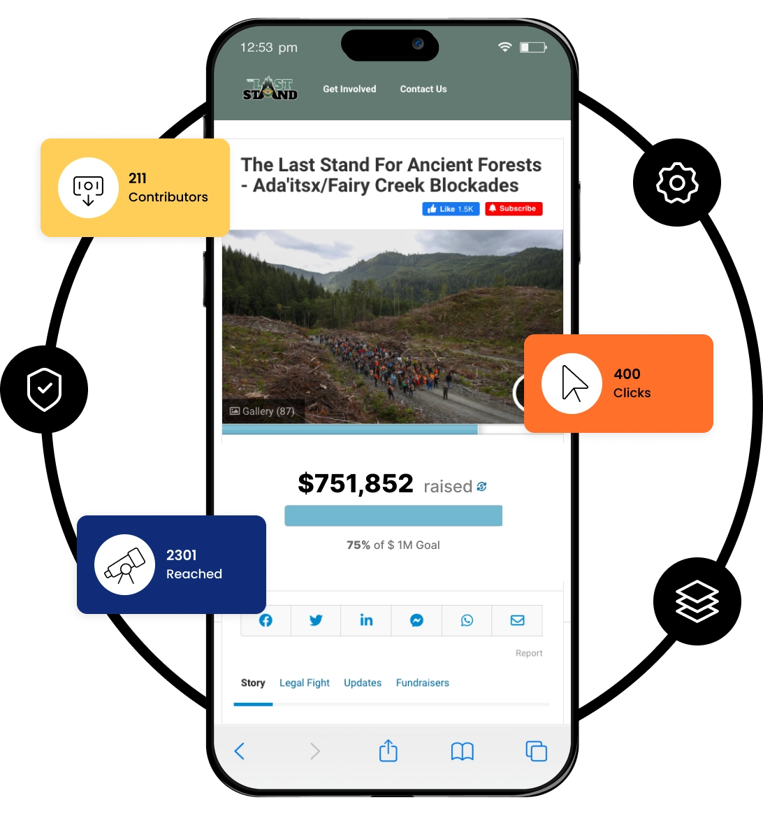 Request a Demo - Powerful tools for professional Fundraisers | FundRazr